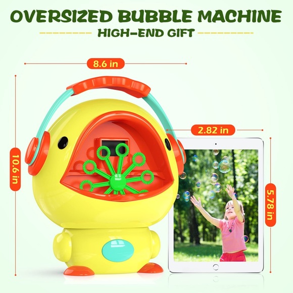 Party Supplies | Automatic Bubble Maker Party Machine Blower Portable 500 Bubbles Per Minute ...
